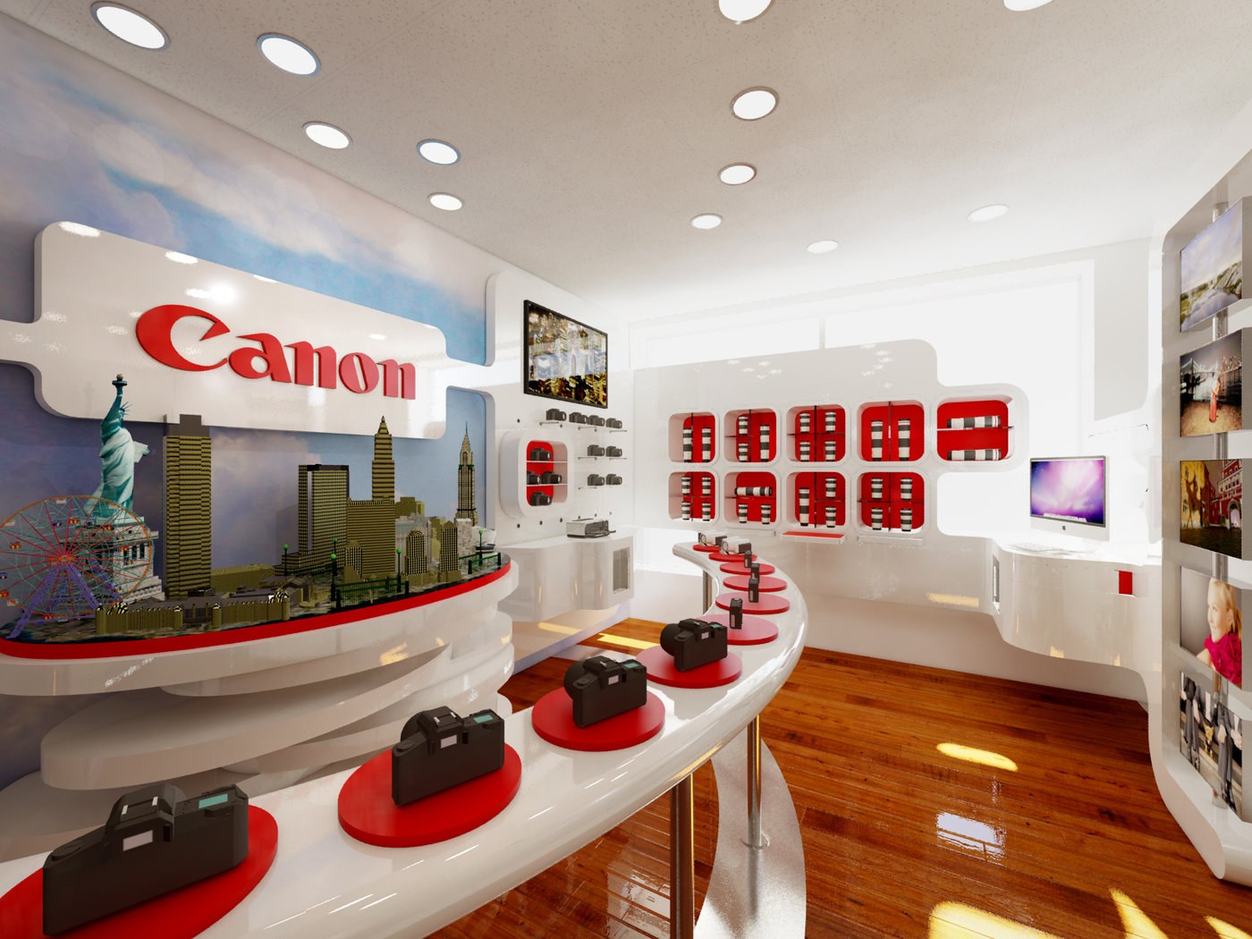 CANON SECTION WILLOUGHBYS STORE NYC by Chris Silverman at Coroflot.com