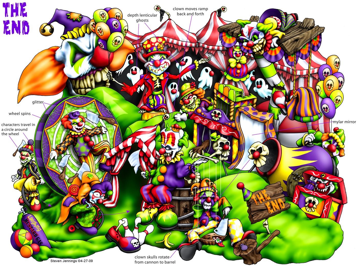 Haunted Meadows Halloween golf course village by Steven Jennings at ...