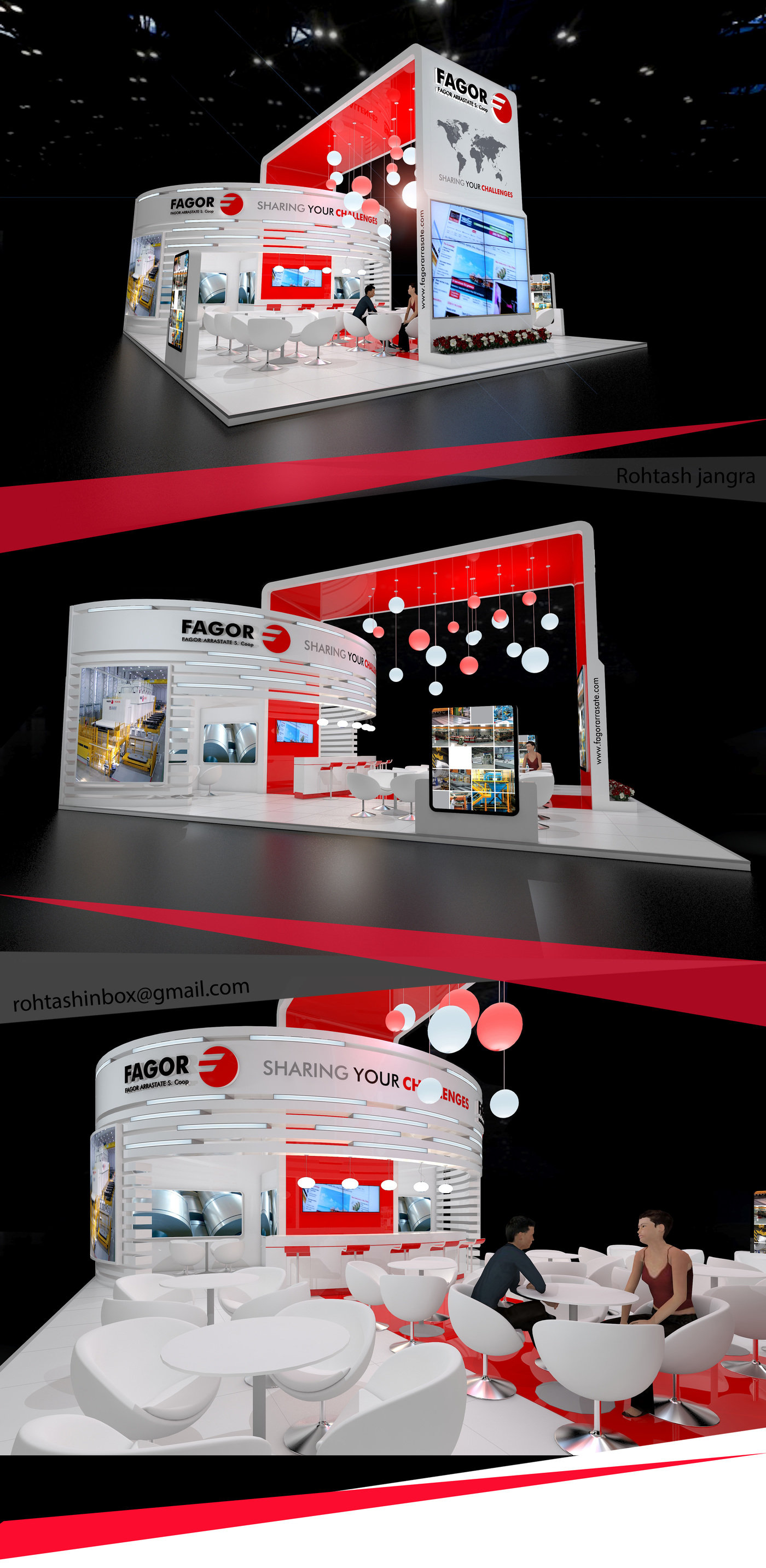 Creative Exhibition design idea by Rohtash jangra at Coroflot.com