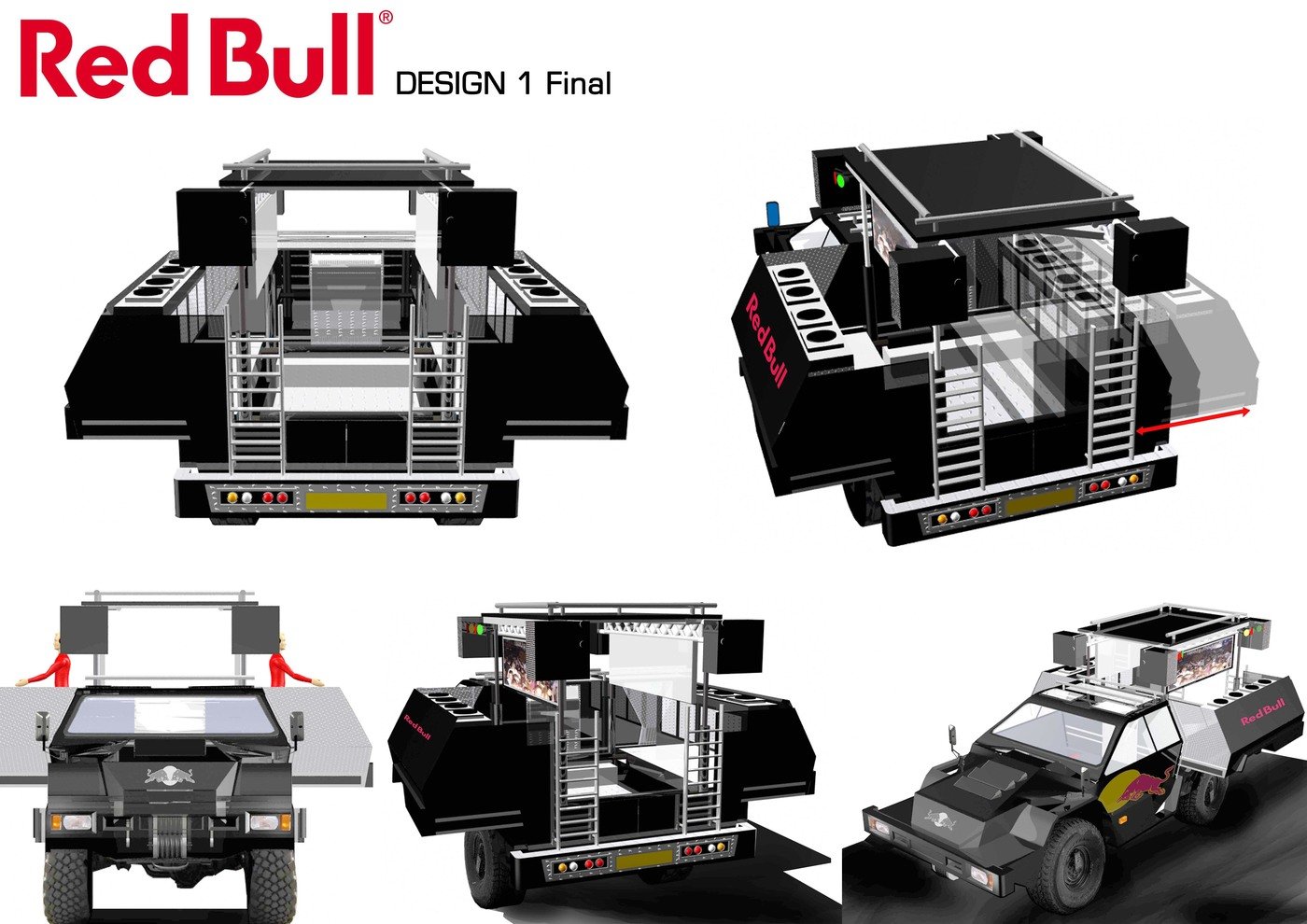Red Bull Kamaz Promotion Vehicle Design by Neal Thomas at Coroflot.com