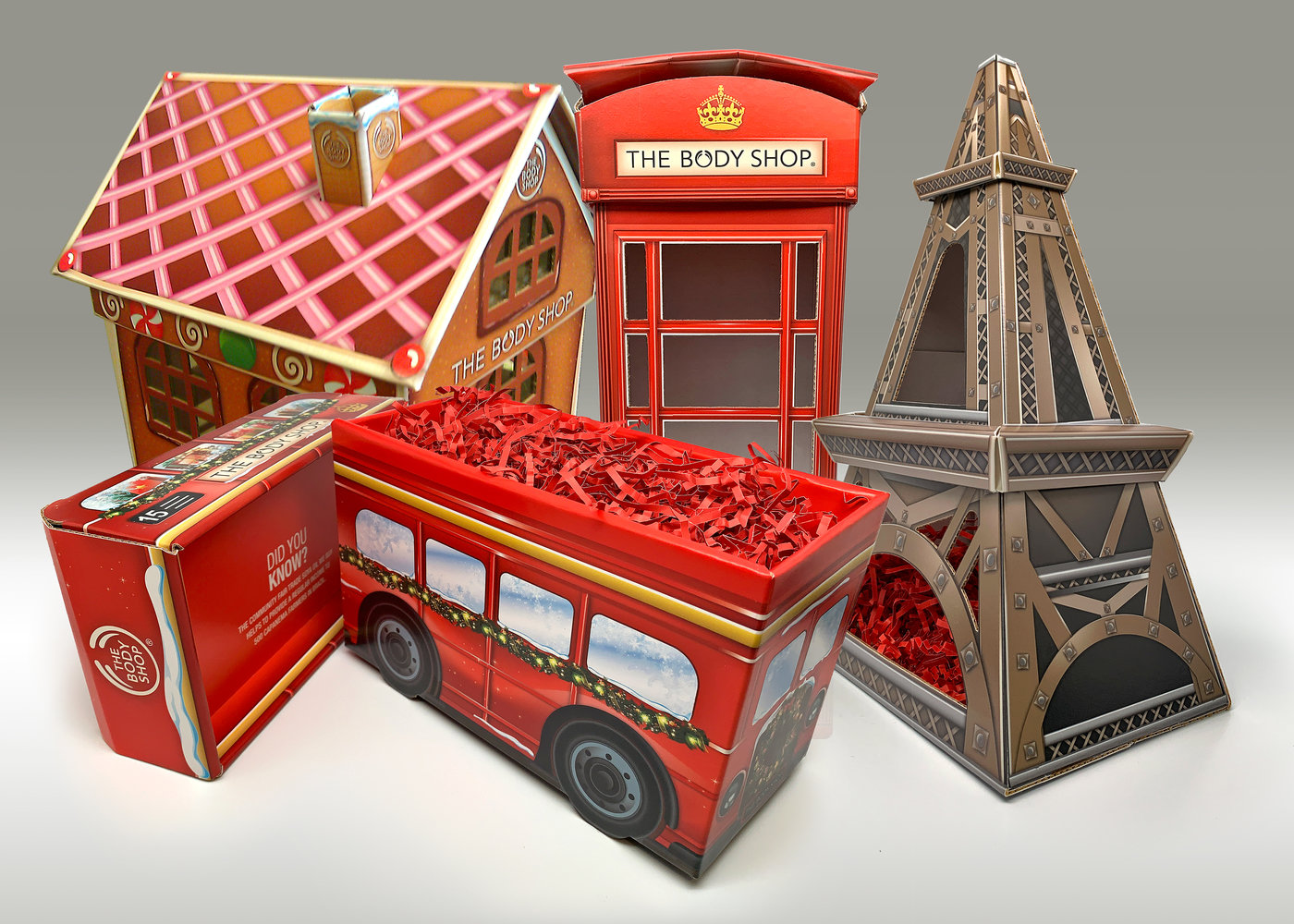 The Body Shop Store Product Gift Boxes by Lee Warchal at Coroflot.com