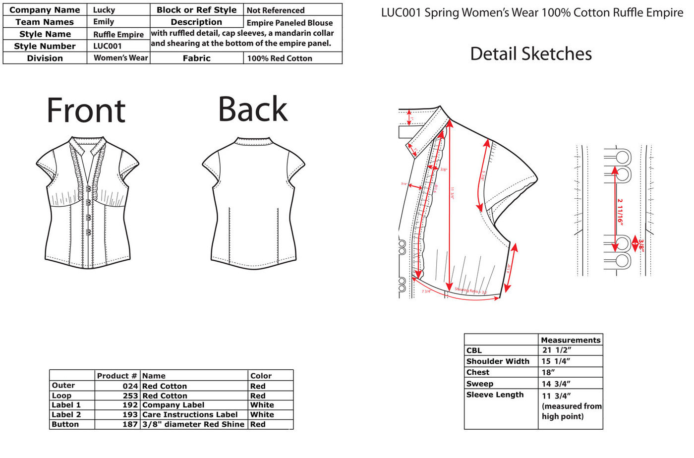 Technical Sketching Top by Emily Gannaway at Coroflot.com