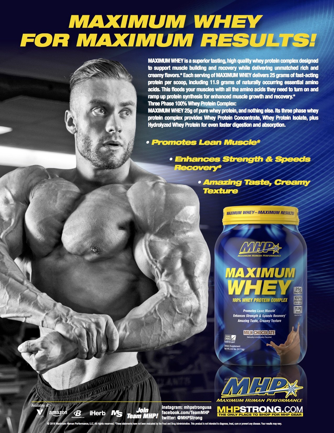 Maximum Whey Ad MHP New Campaign by Gabriel Garcia at Coroflot.com