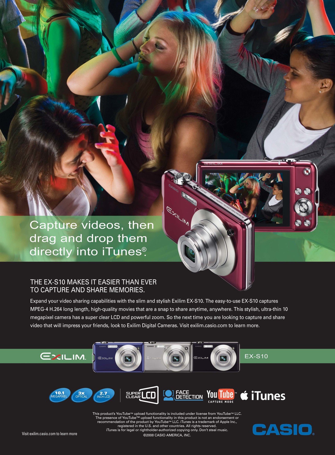 Casio EX-S10 Wired Magazine Ad by Gabriel Garcia at Coroflot.com