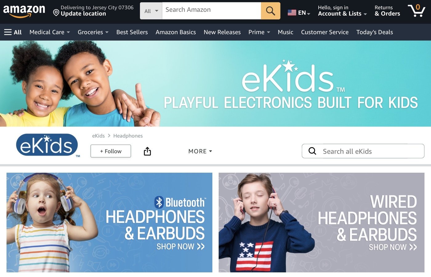eKids Amazon Categories Banners 2 by Gabriel Garcia at Coroflot.com