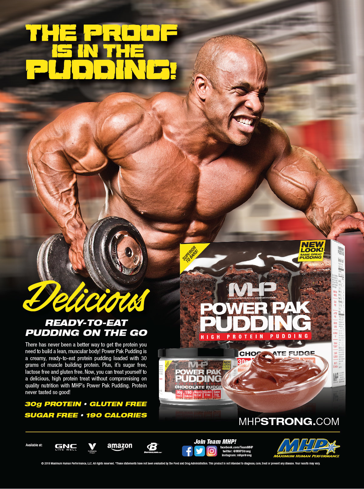 Power Pak Pudding Ad by Gabriel Garcia at Coroflot.com