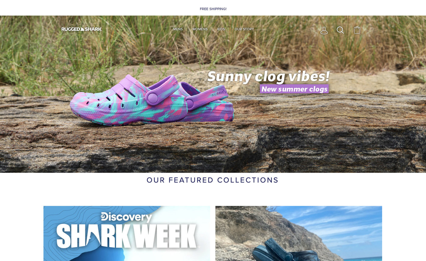 Rugged Shark Website Slider 3 by Gabriel Garcia at Coroflot.com