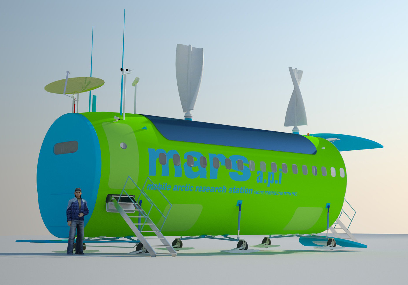 MARS Mobile Arctic Research Station by Carl Burdick at Coroflot.com