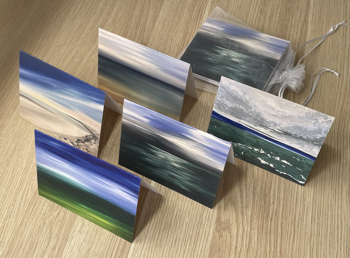 Lake Painting Note Cards by Sabrina Katz at Coroflot.com