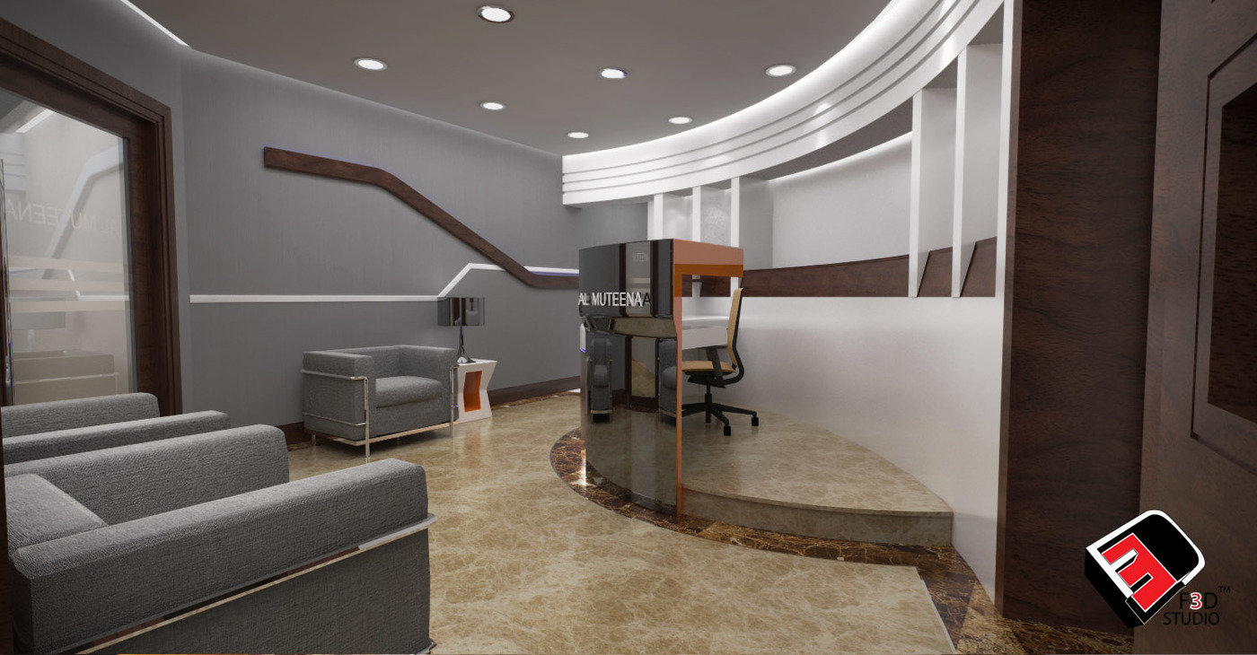 Modern Office Interior - Reception Areas by Ferdinand Solas, UAP, Intl ...