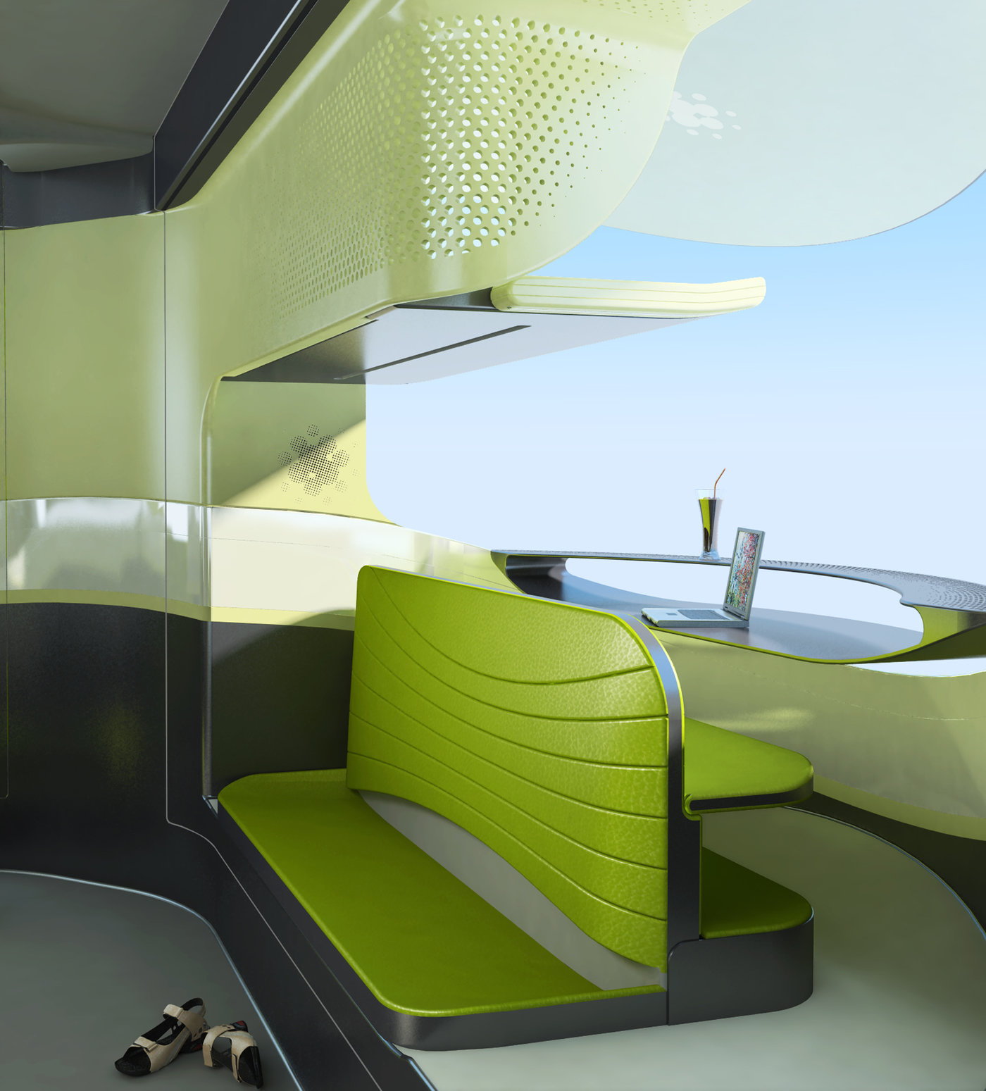 Mobile living module working on renewable energy sources by Olga ...