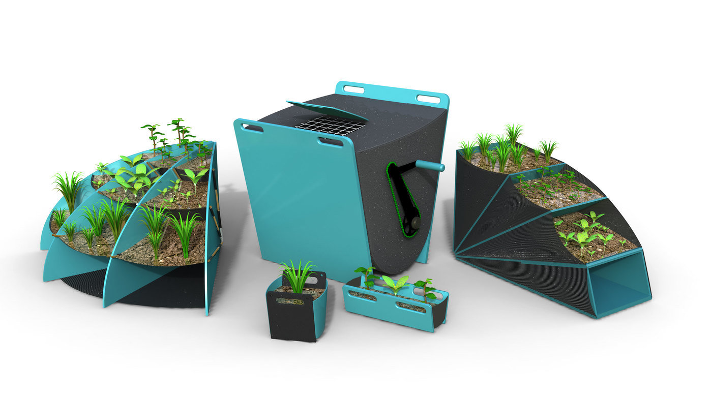 Thrive Modular Gardening System by Zach Adams at Coroflot.com