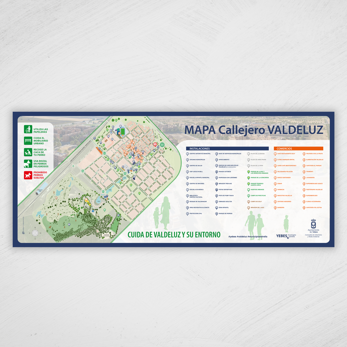 CARTELES MAPA YEBES Y VALDELUZ AYUNTAMIENTO DE YEBES by Gabriela ...