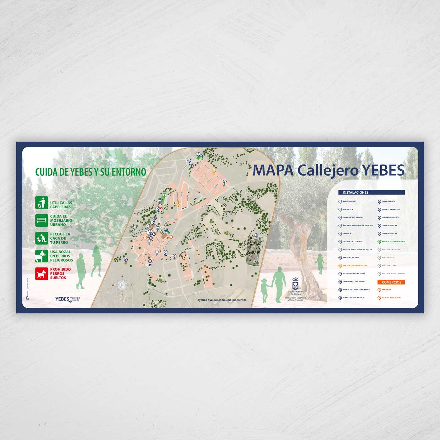 CARTELES MAPA YEBES Y VALDELUZ AYUNTAMIENTO DE YEBES by Gabriela ...