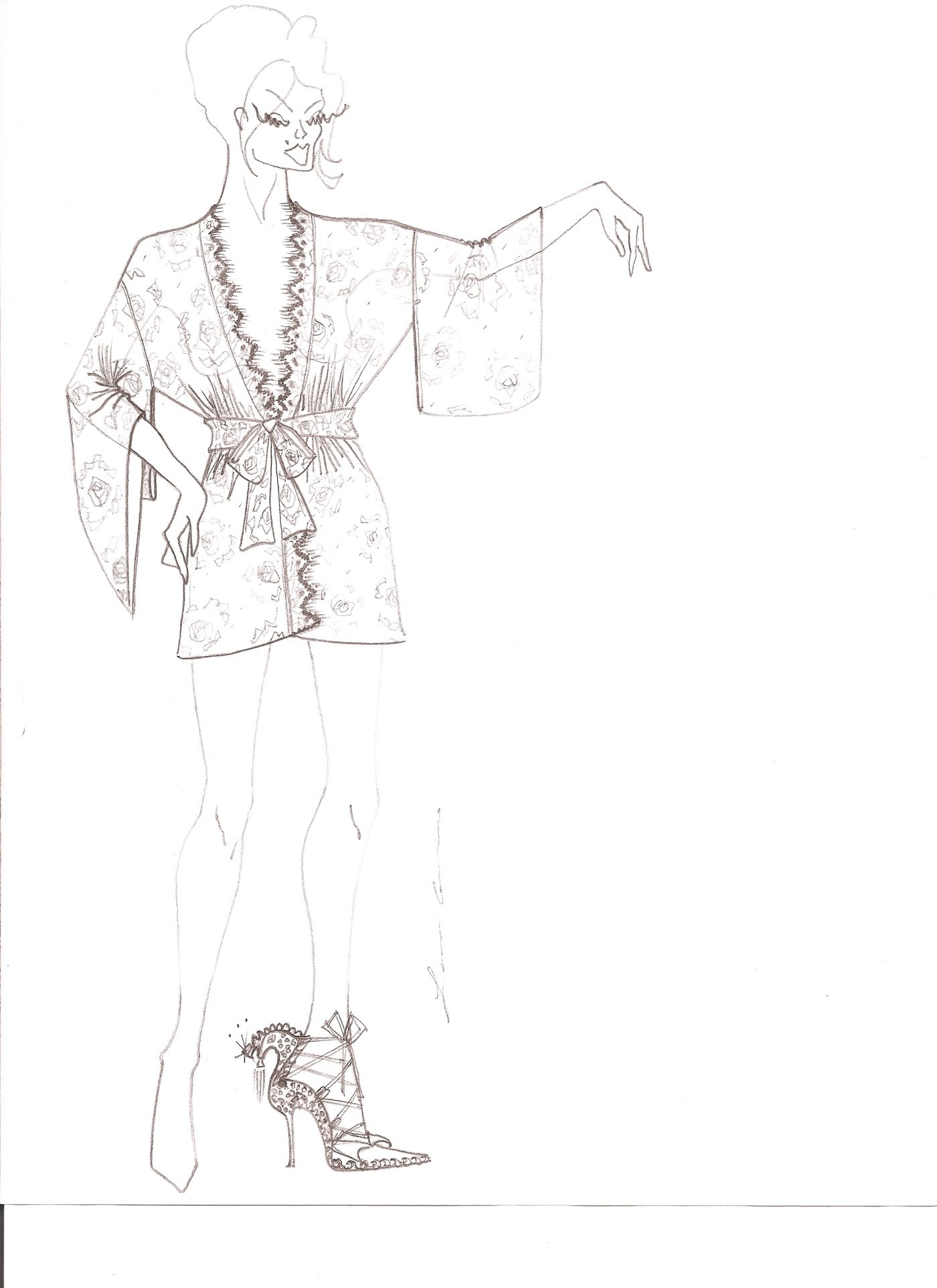 lingerie sketches by Lance Gordon Designs at Coroflot.com