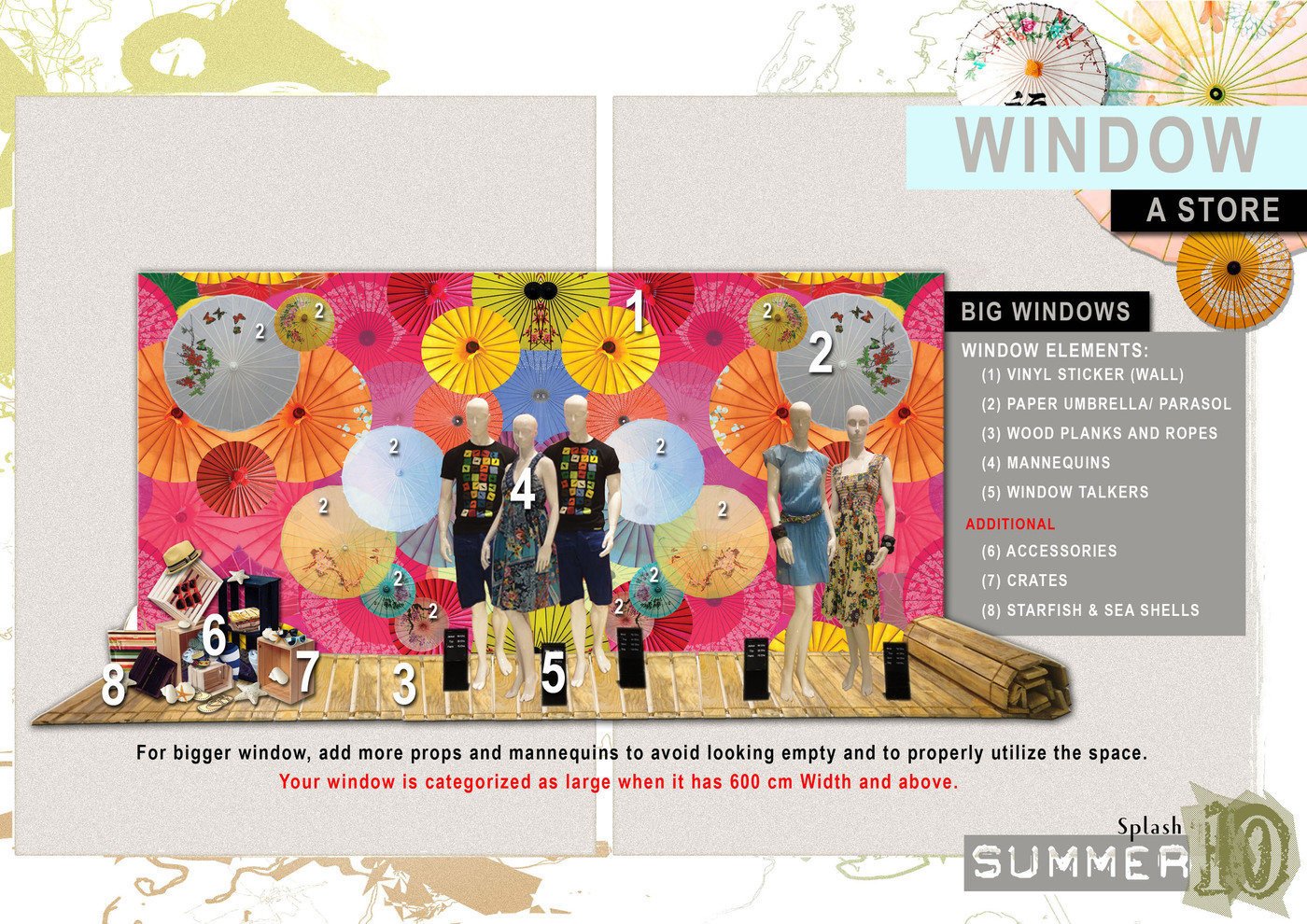 SPLASH - Window Displays by JENSEN GALIZA at Coroflot.com