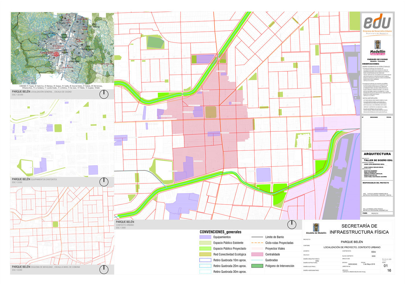Proyecto Parque Belén Comuna 16 by Juan Pablo Buitrago Aguirre at ...