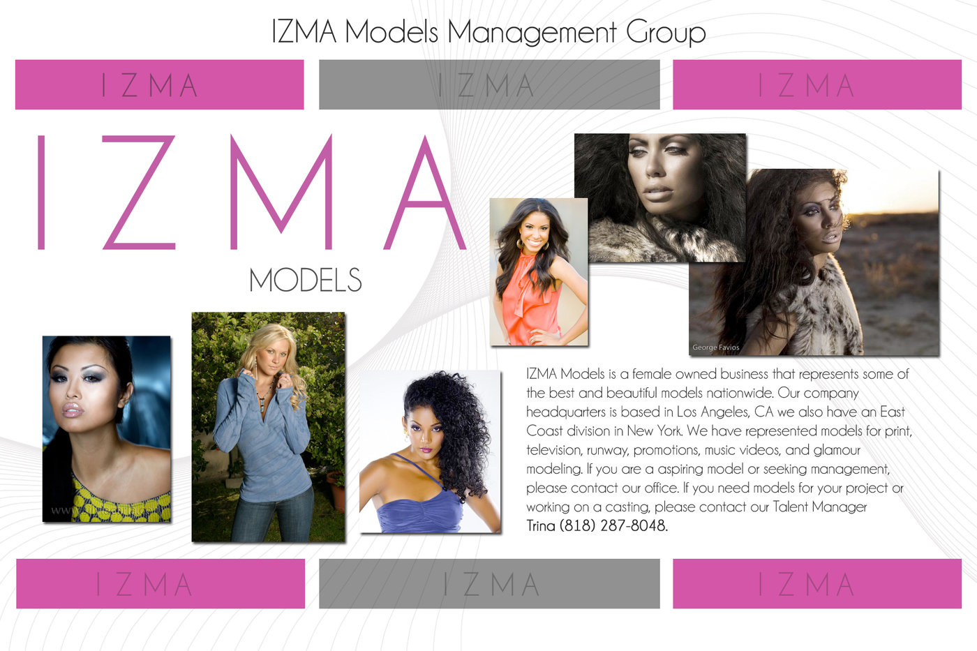 IZMA Models Marketing by Jamarro Mercer at Coroflot.com