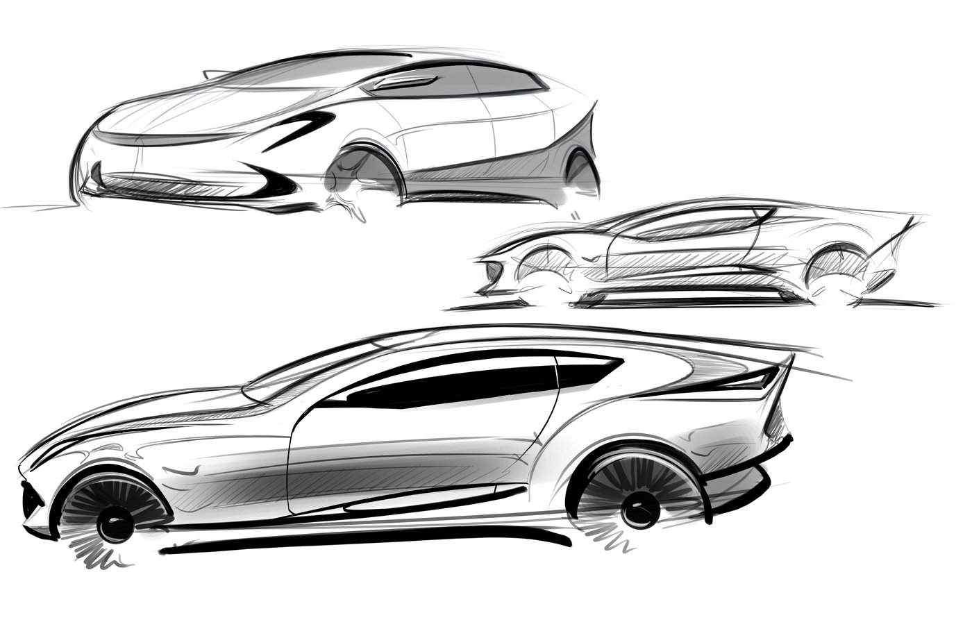 Sketching cars by Marouane Bembli at Coroflot.com