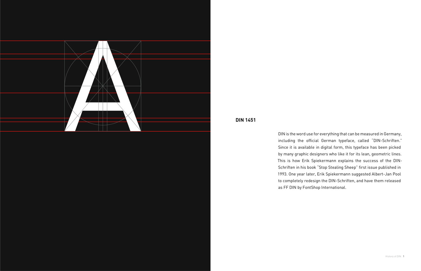 DIN Specimen Book by Annie Chen at Coroflot.com