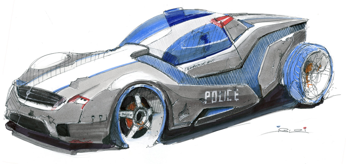 Mercedes Croc Sketches by Péter Iglói-Nagy at Coroflot.com