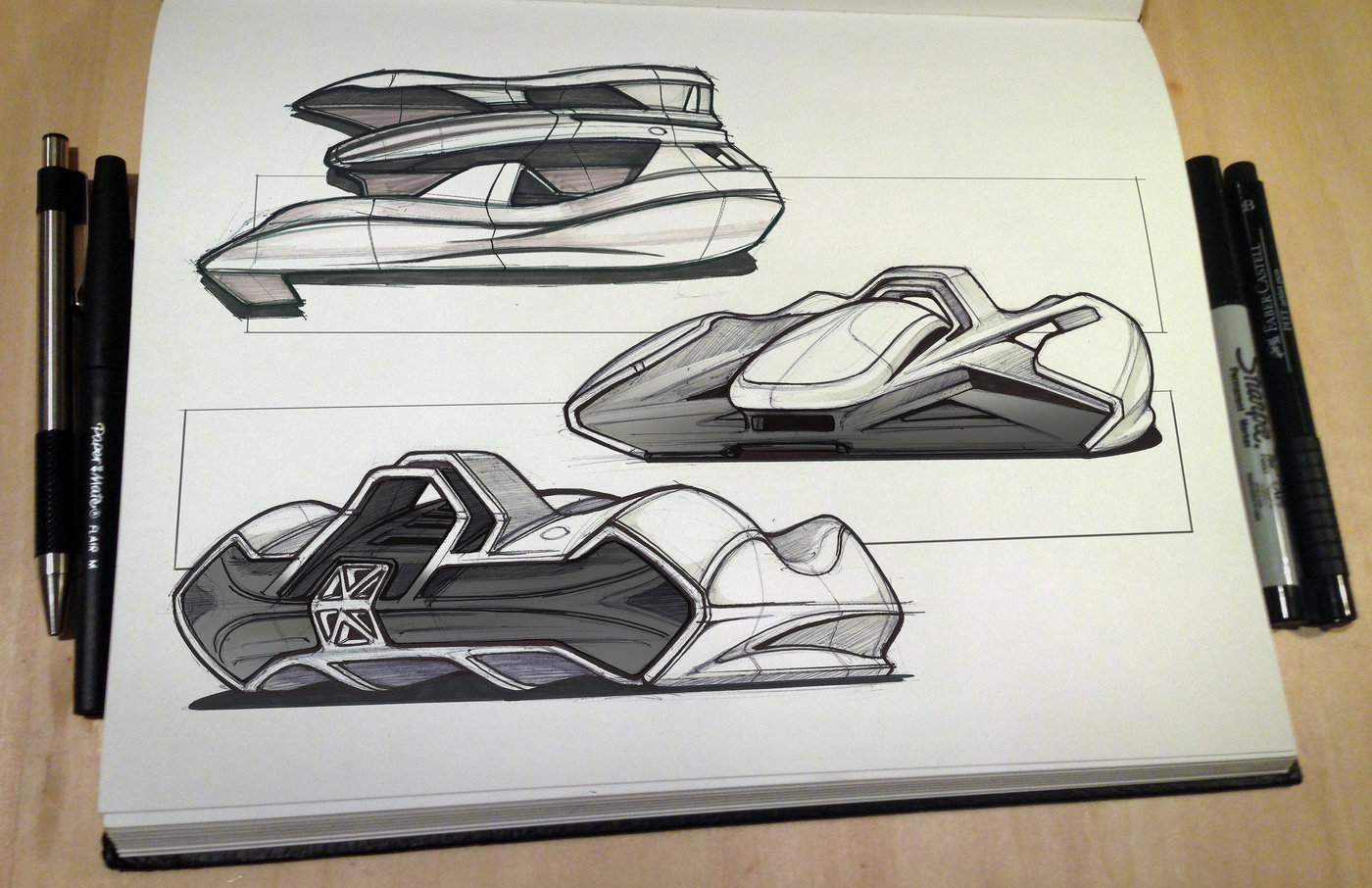 Ground Effect Racer Concept by Kevin Clarridge at Coroflot.com