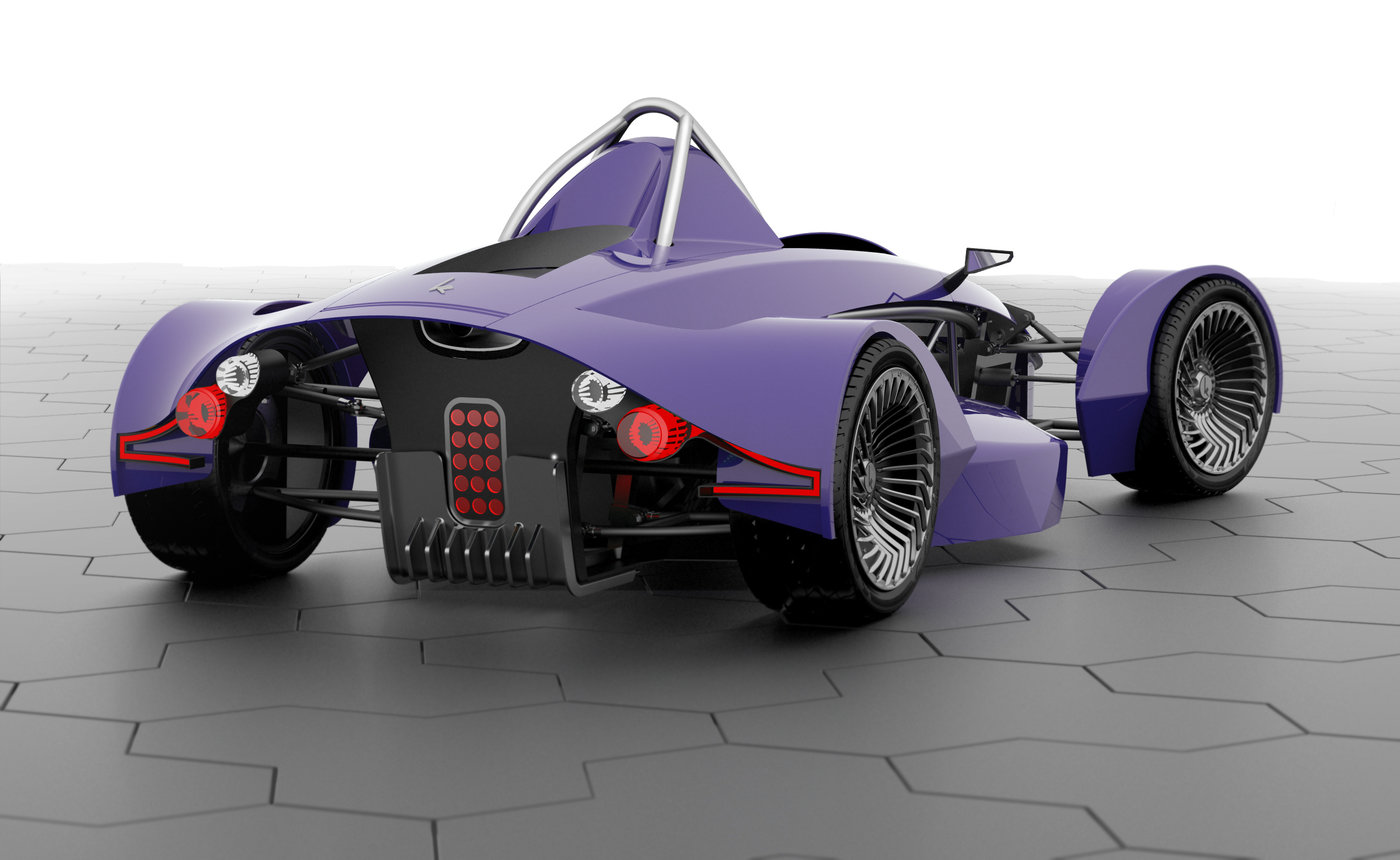 Track Car Concept by Kevin Clarridge at Coroflot.com