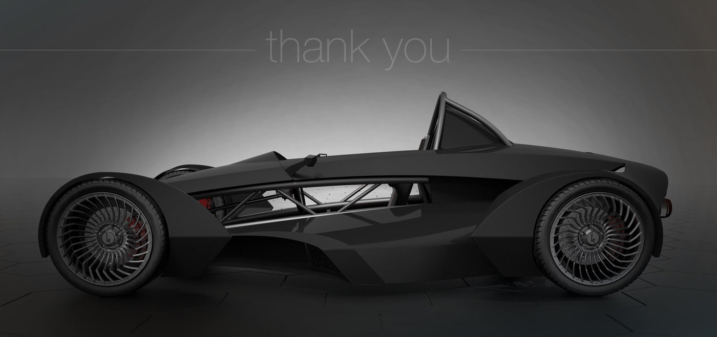 Track Car Concept by Kevin Clarridge at Coroflot.com