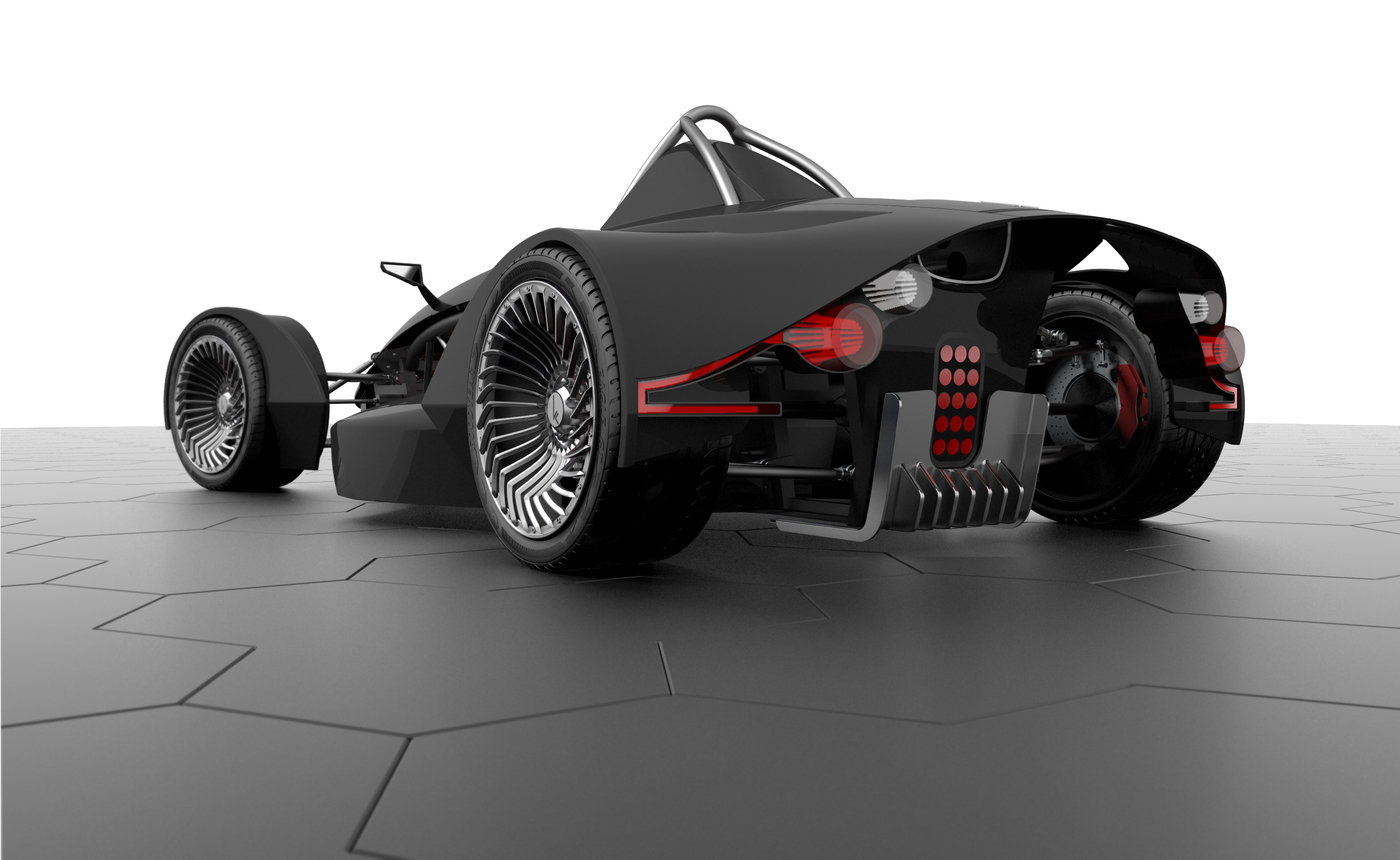 Track Car Concept by Kevin Clarridge at Coroflot.com