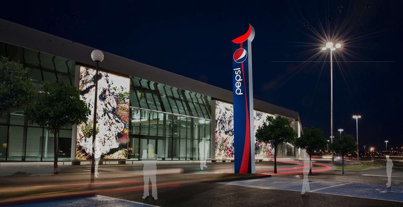 Pepsi Signage Concept by Bodhisatya Bhattacharya at Coroflot.com
