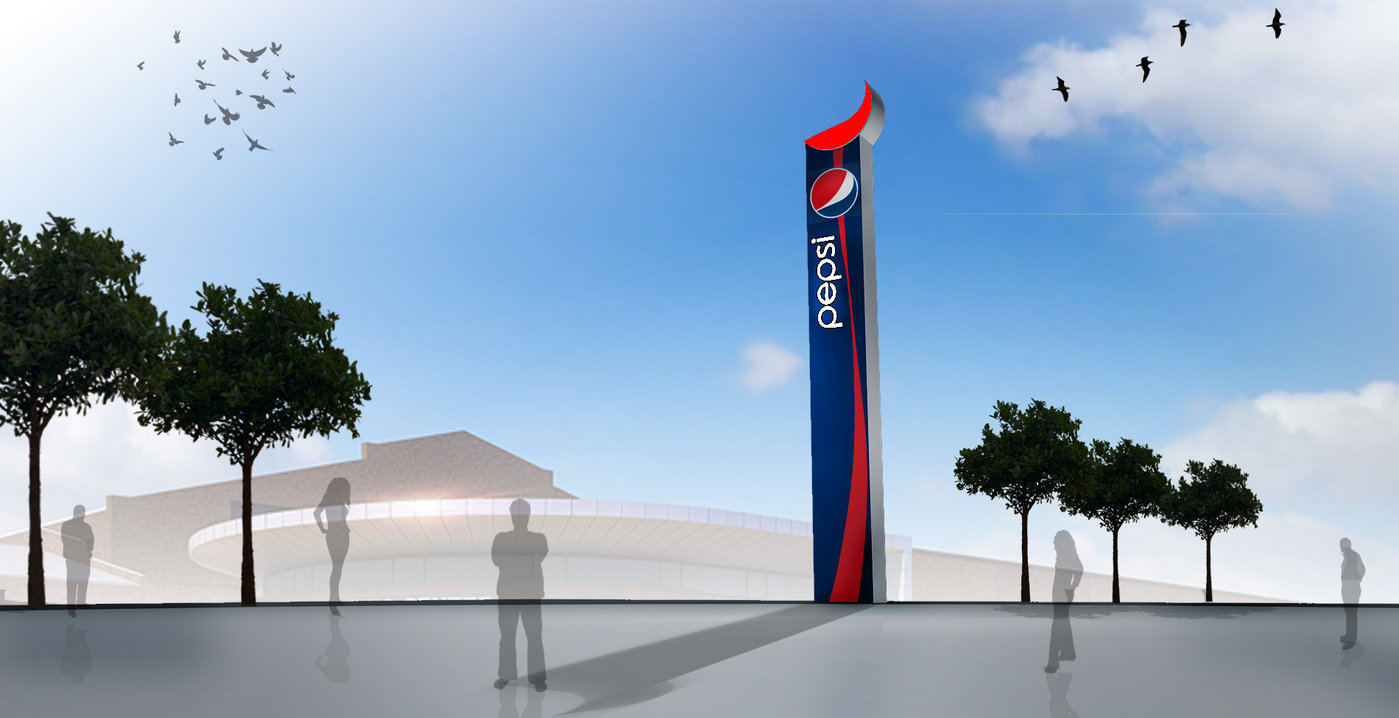 Pepsi Signage Concept by Bodhisatya Bhattacharya at Coroflot.com