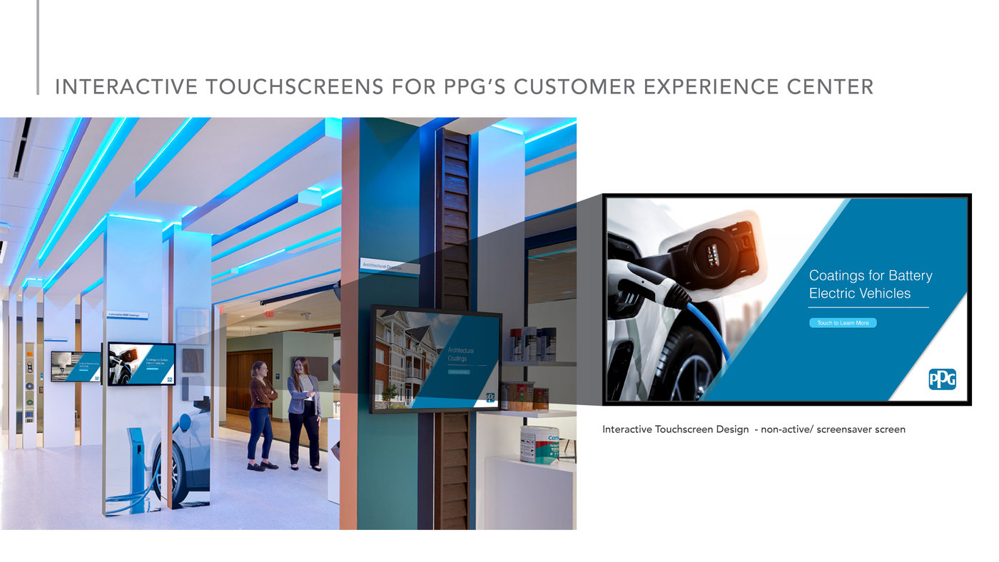 PPG Customer Experience Center - UI Touchscreen by Angela Mercado at ...