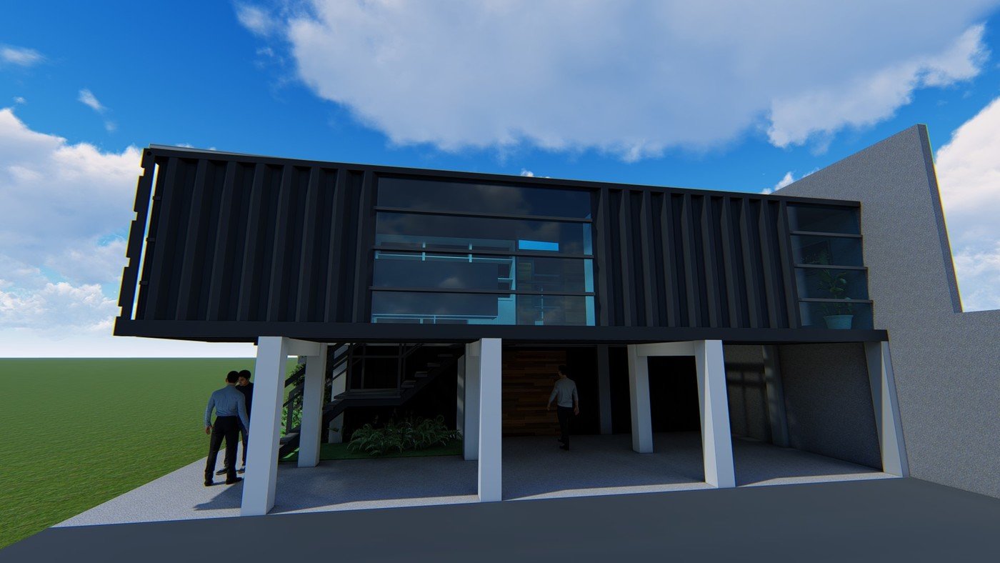 Proposed Container Van Office by Michael Angelo C. Tilap at Coroflot.com