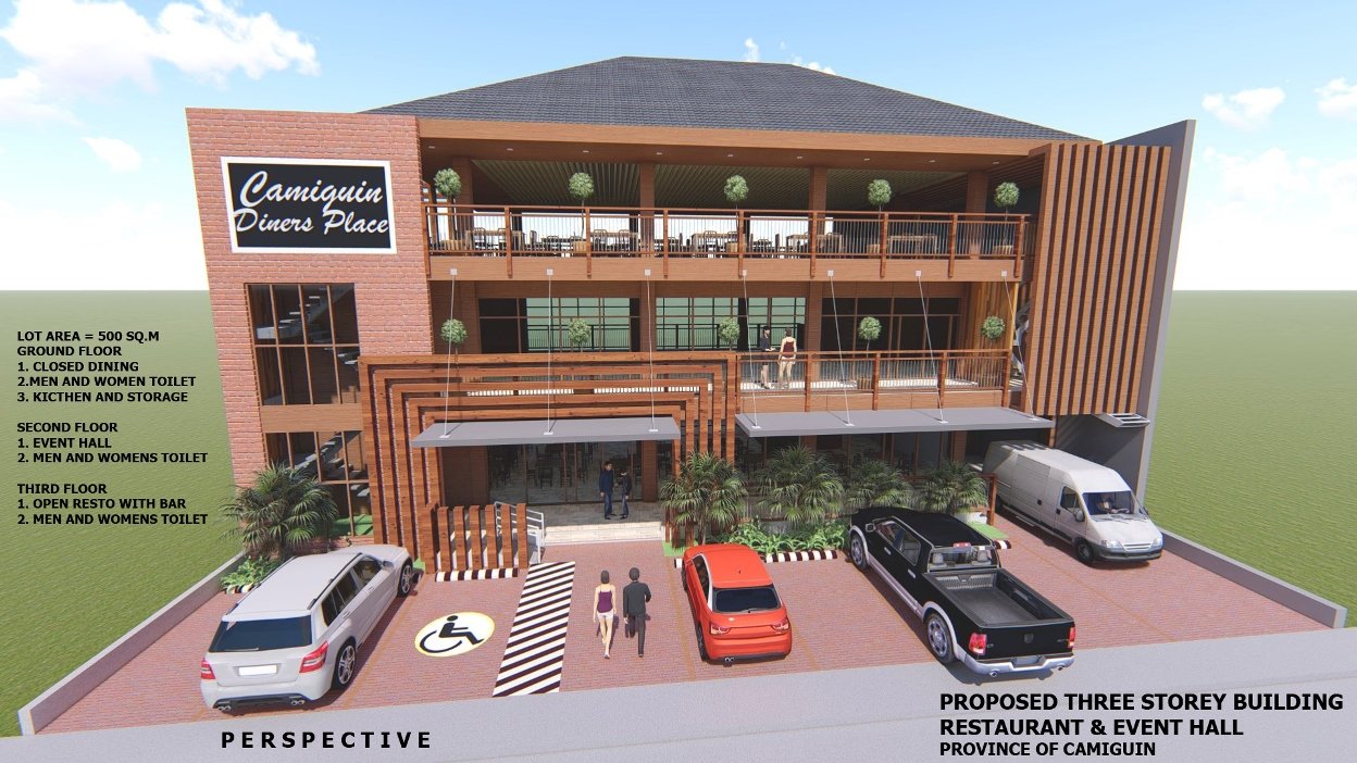 Proposed 3 story building by Michael Angelo C. Tilap at Coroflot.com