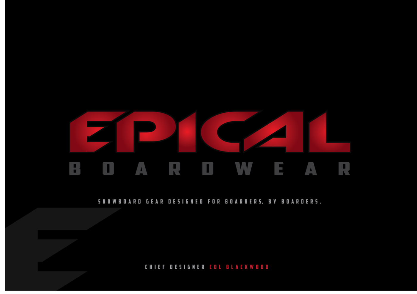 EPICAL by Col Blackwood at Coroflot.com