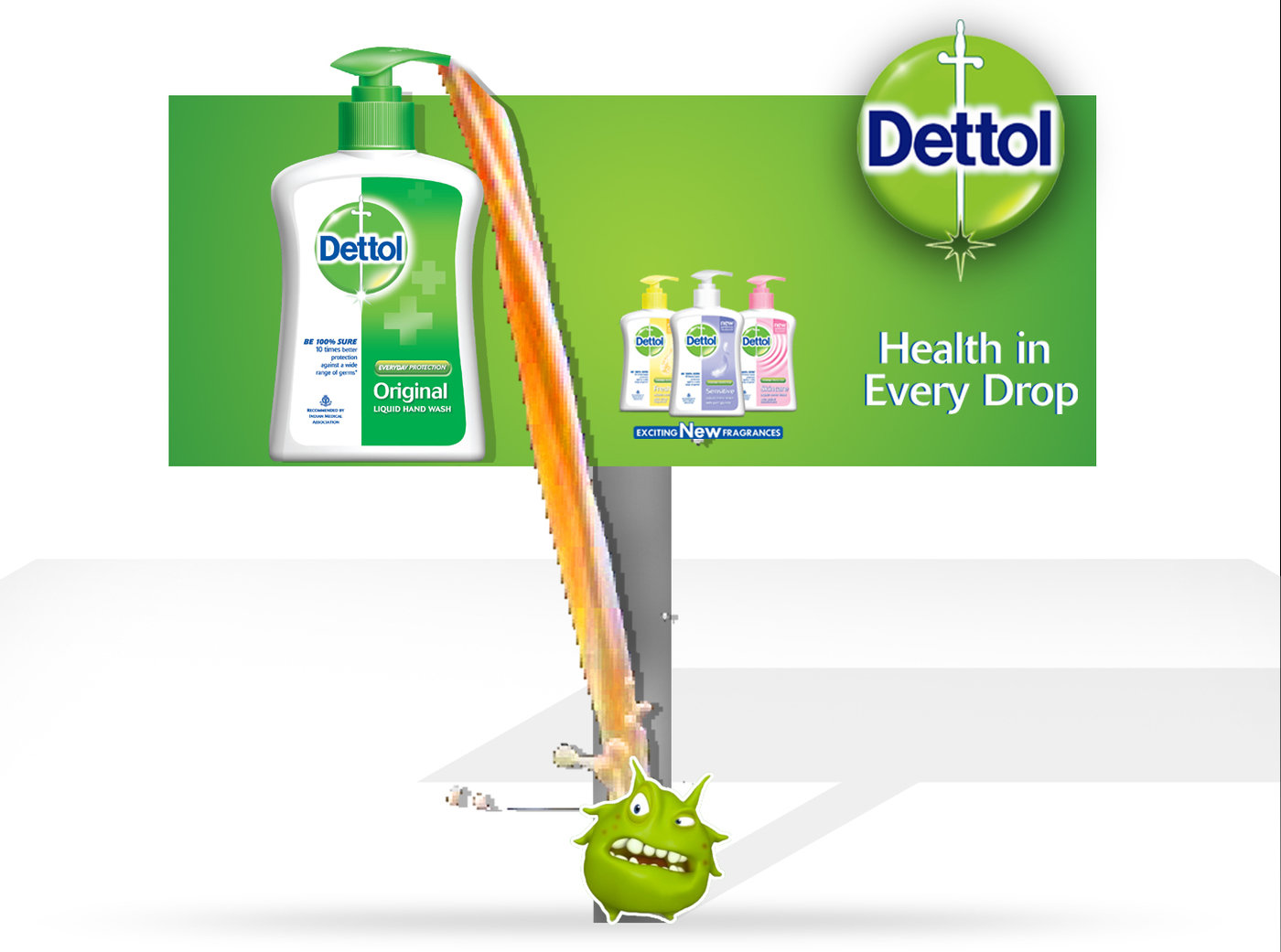 Dettol outdoor campaign by Mragank Sharma at Coroflot.com