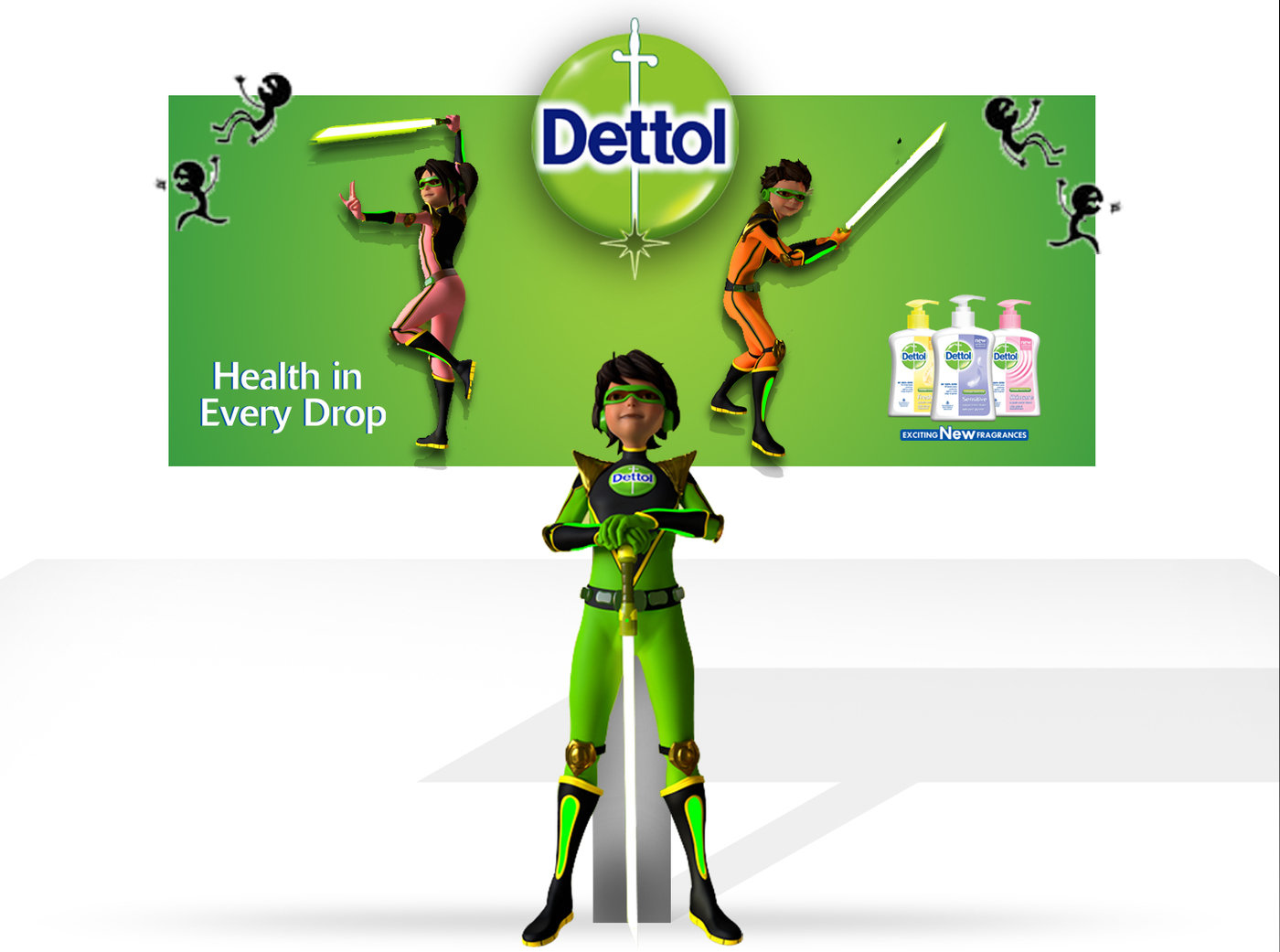 Dettol outdoor campaign by Mragank Sharma at Coroflot.com