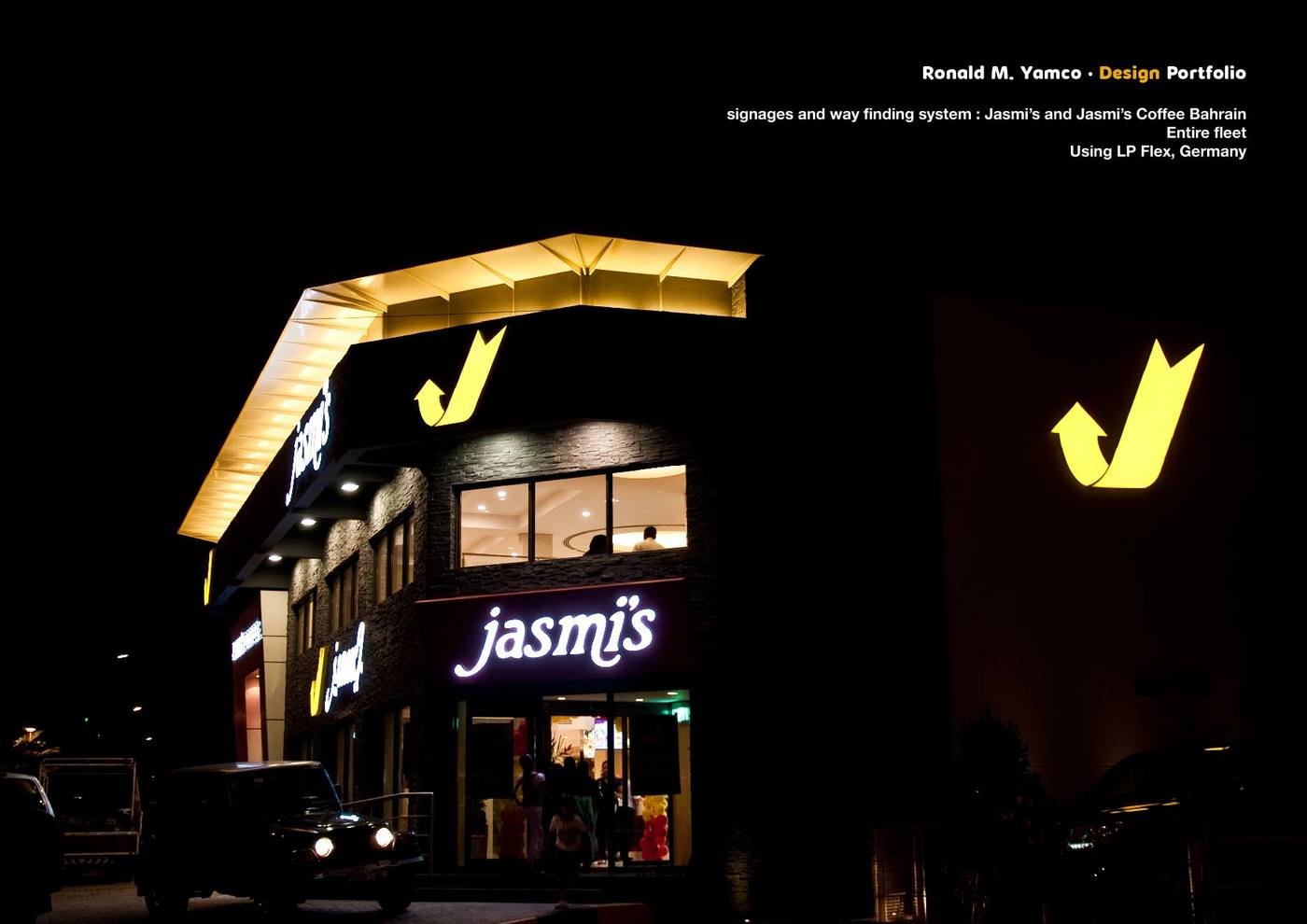 Jasmi's signages by Ronald Yamco at Coroflot.com