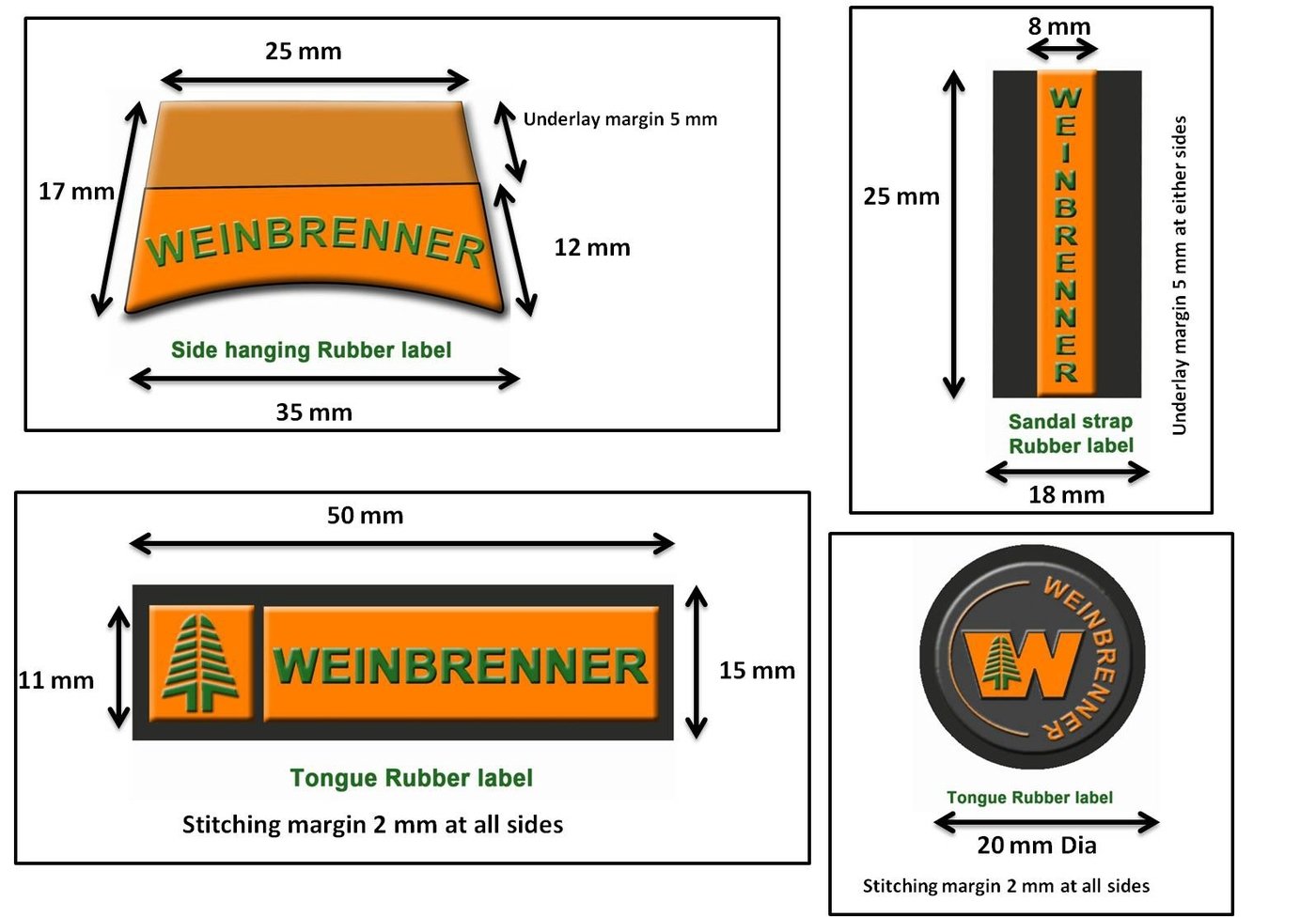 RUBBER LABEL DESIGN by Gunjan Kumar at Coroflot.com