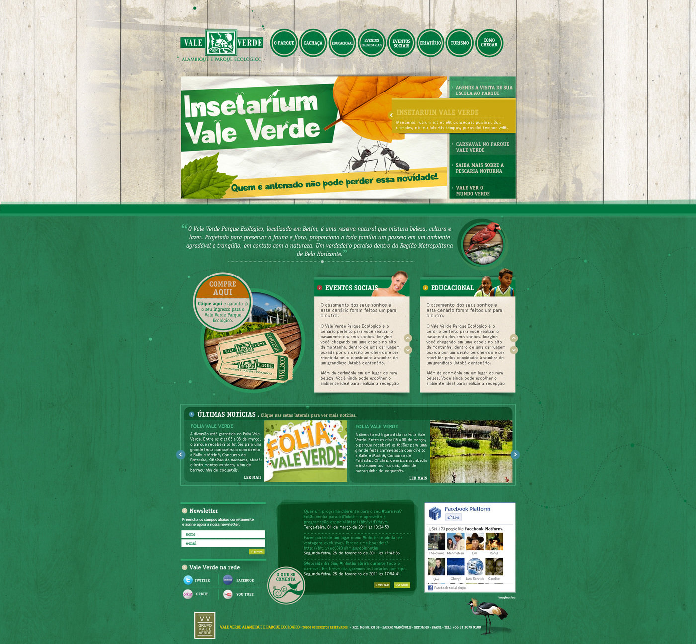 SITE PARQUE ECOLOGICO VALE VERDE by virginia carvalho de oliveira at ...