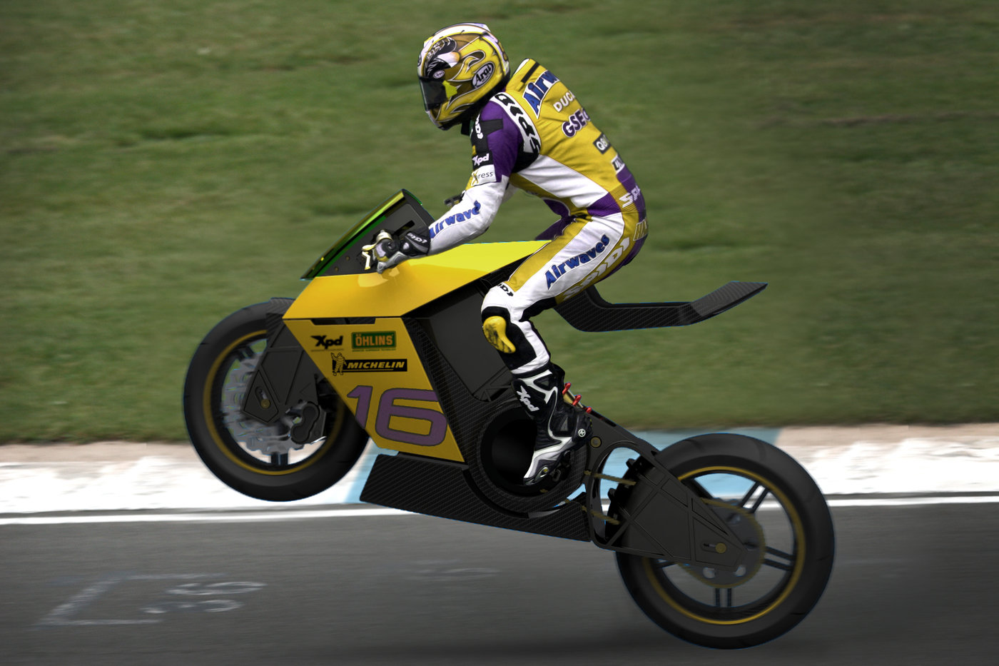 Shavit - electric adjustable superbike by Eyal Melnick at Coroflot.com