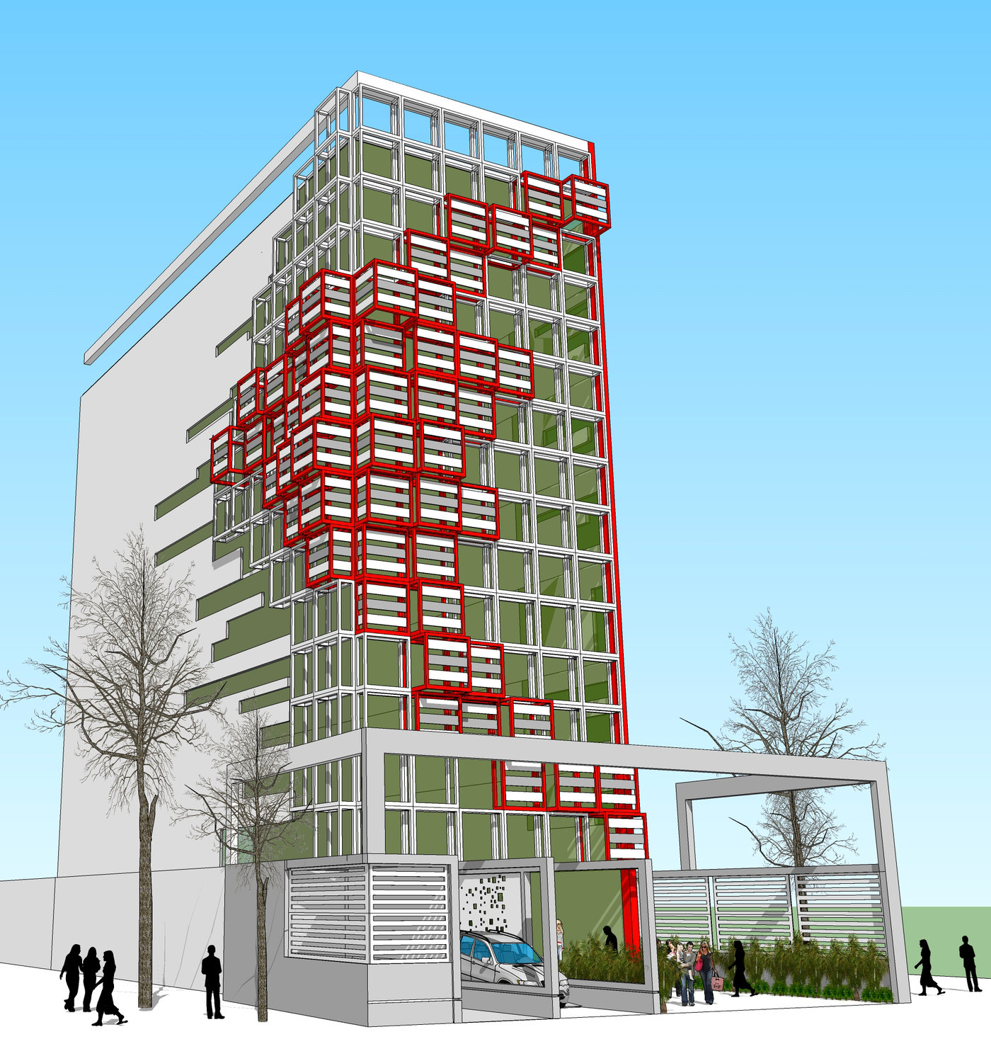 Pixel TOWER by Vishvnath Ghosh at Coroflot.com