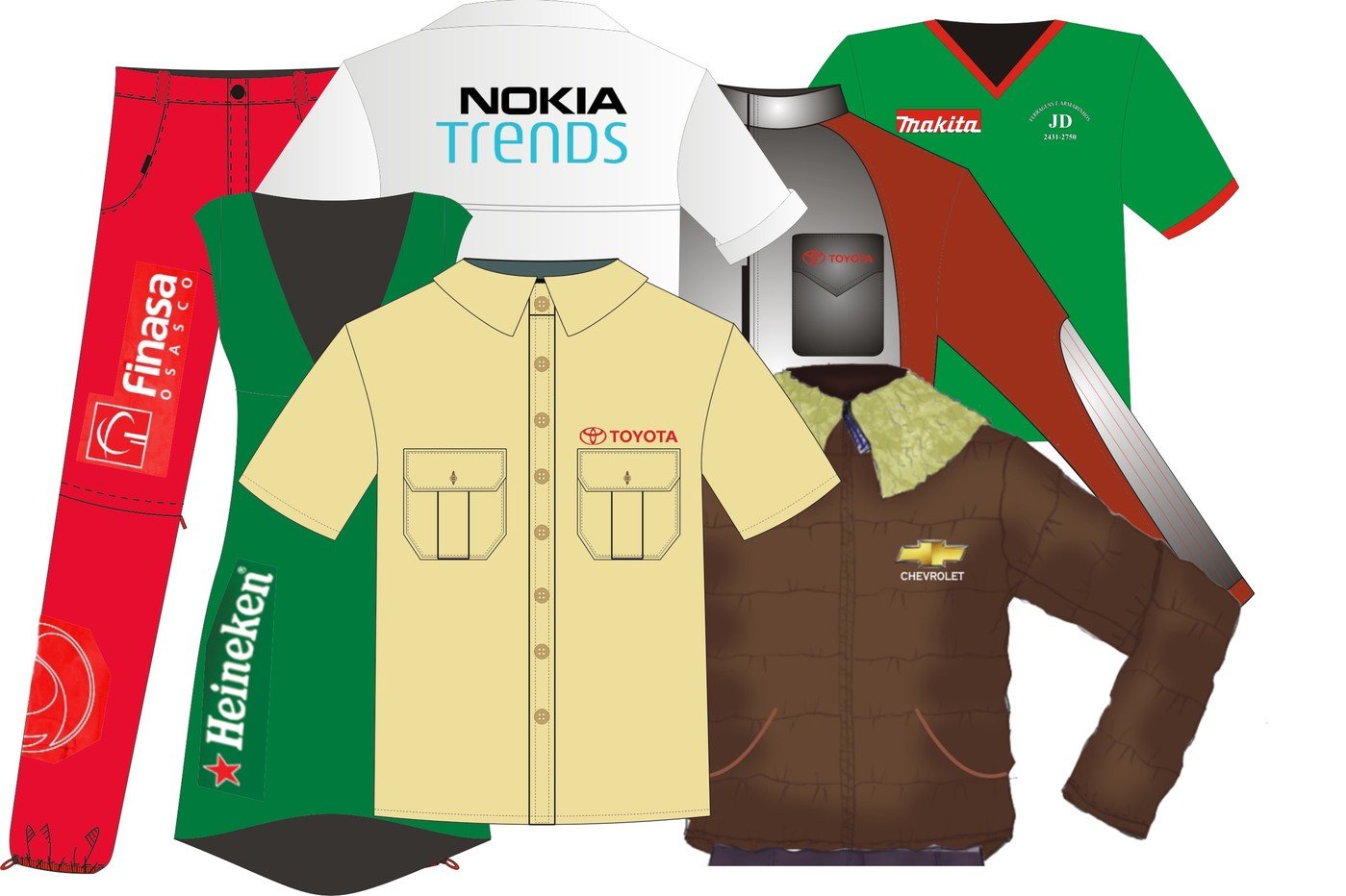 Profesional & Promotional Uniforms by Patricia Cukier at Coroflot.com