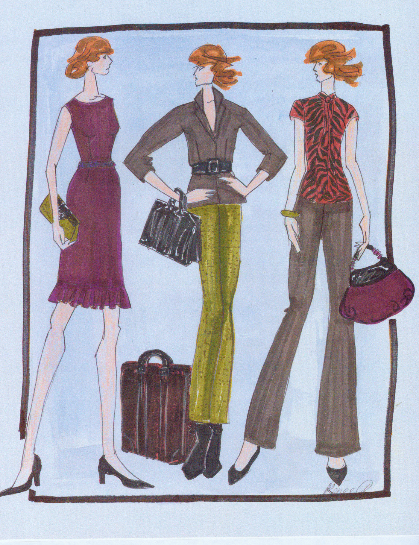 Working Girl by Renee Archambault at Coroflot.com