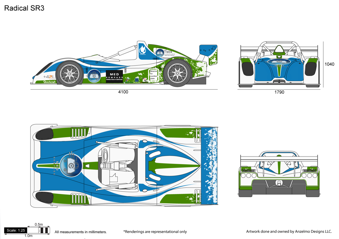Livery Radical SR3 by Gary Anzelmo III at Coroflot.com