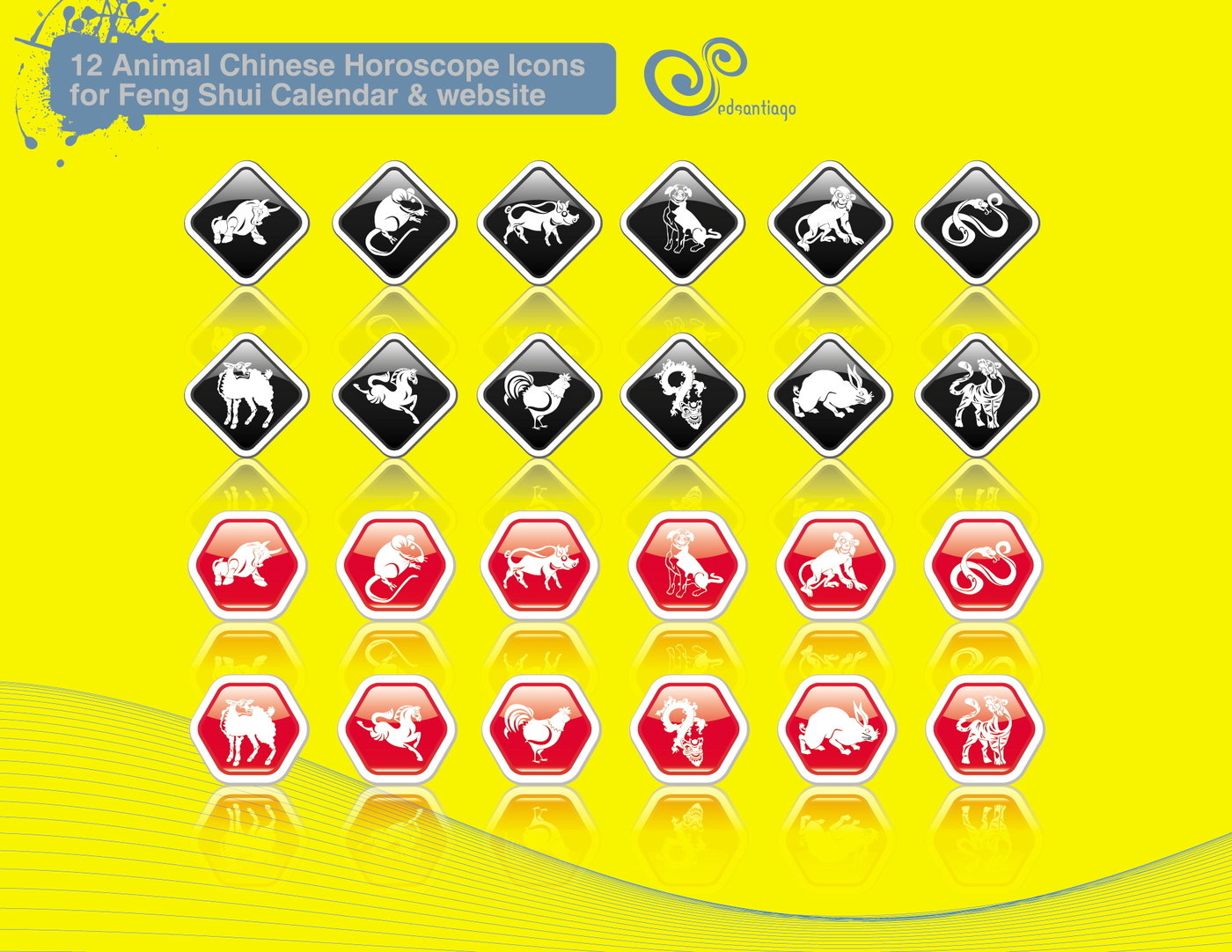FENG SHUI ICONS by Edgar Santiago at Coroflot.com