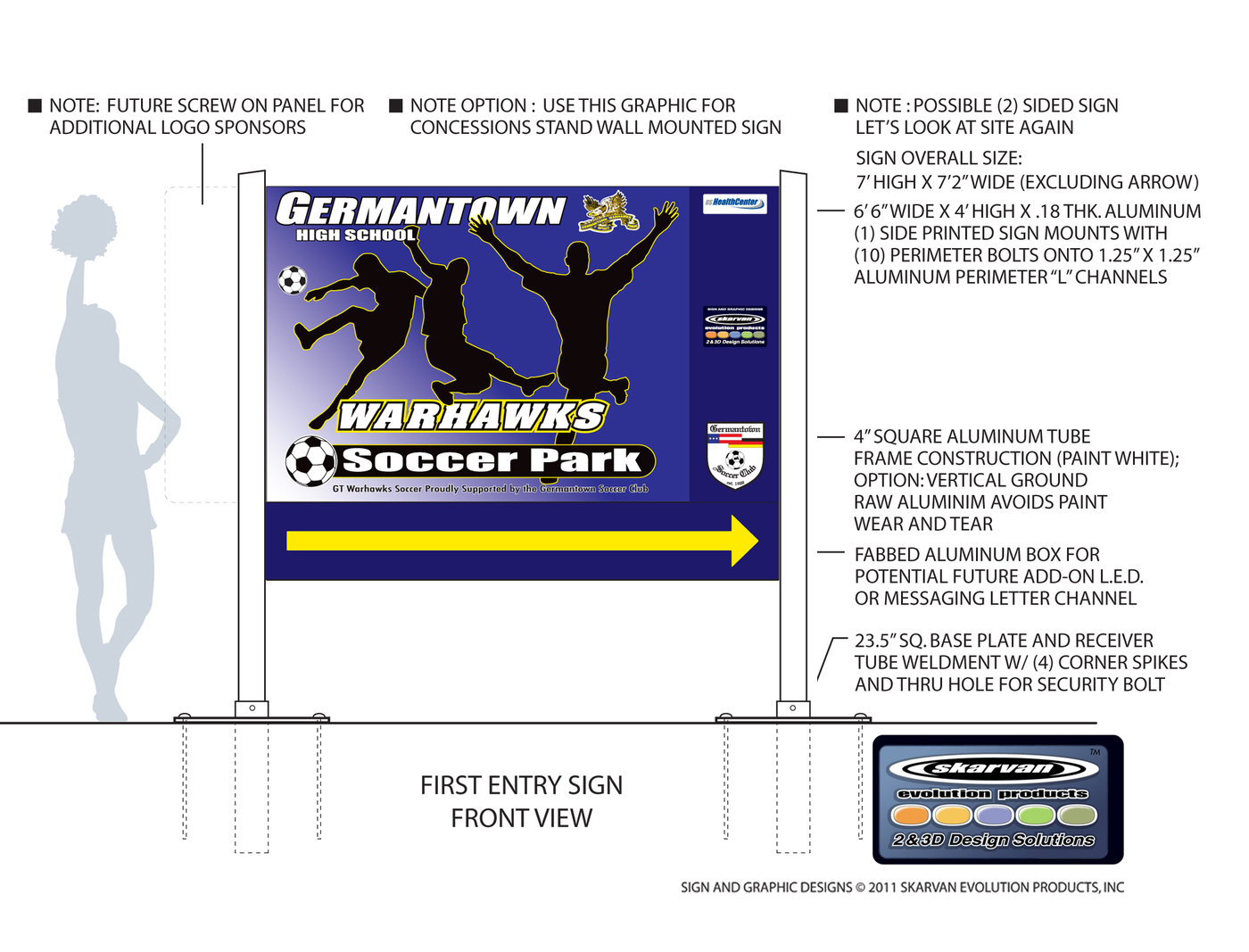 GTown Soccer Signage Program by Brian A. Skarvan at Coroflot.com
