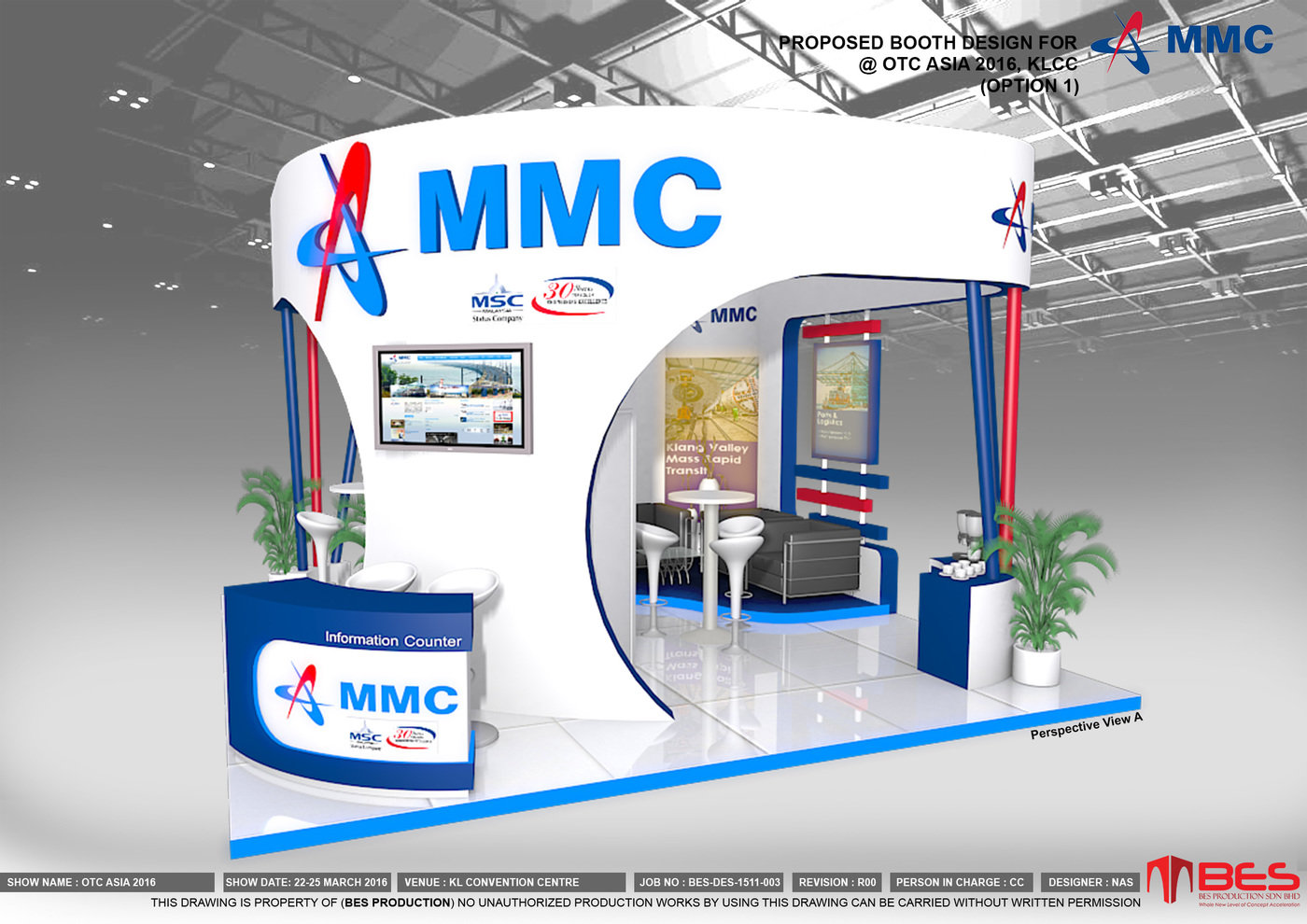 MMC Booth Design by Nasrul Ibrahim at Coroflot.com
