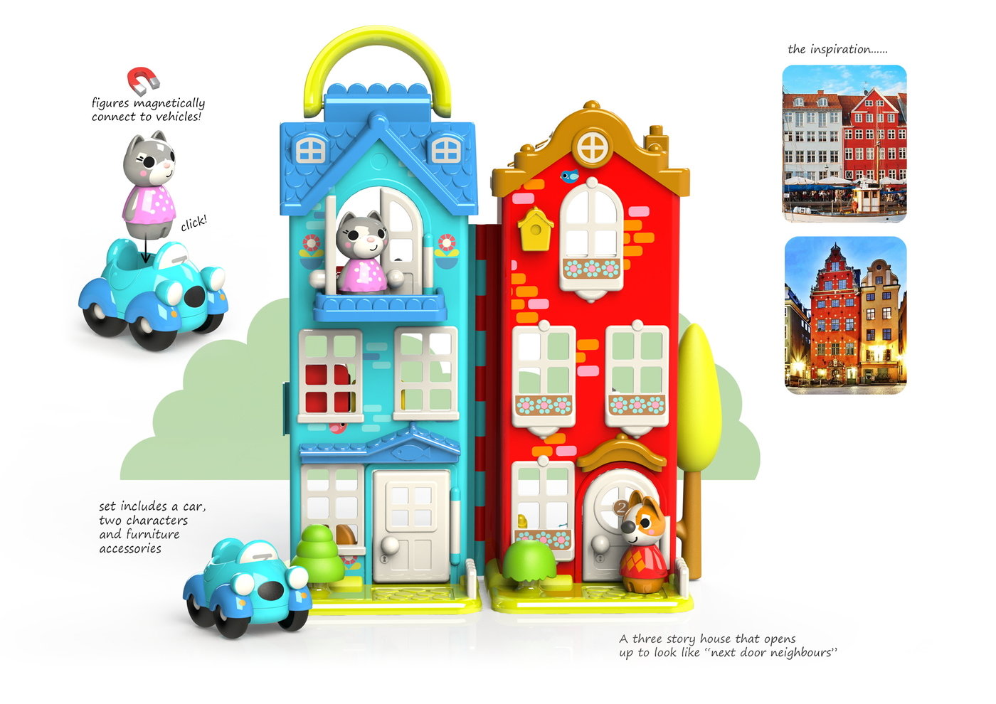 Neighbours playset by Justin Worsley at Coroflot.com