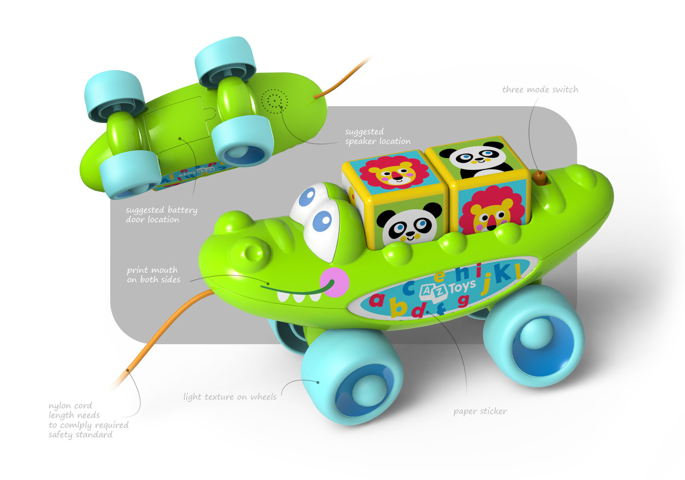 Learning Croc with Blocks by Justin Worsley at Coroflot.com